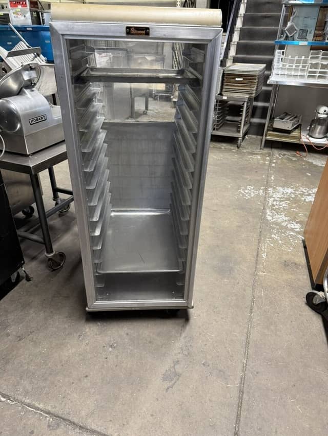 Used display Rack For full and half size bakery sheet pans in great ...