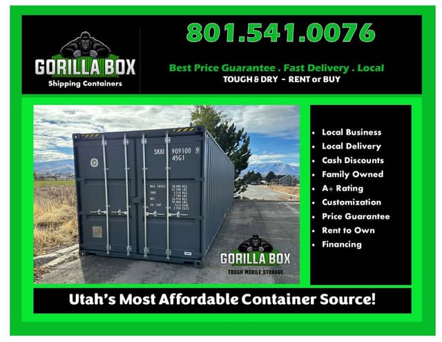 20' and 40' High Cube Shipping Containers. Great Office, Shed, Used and ...